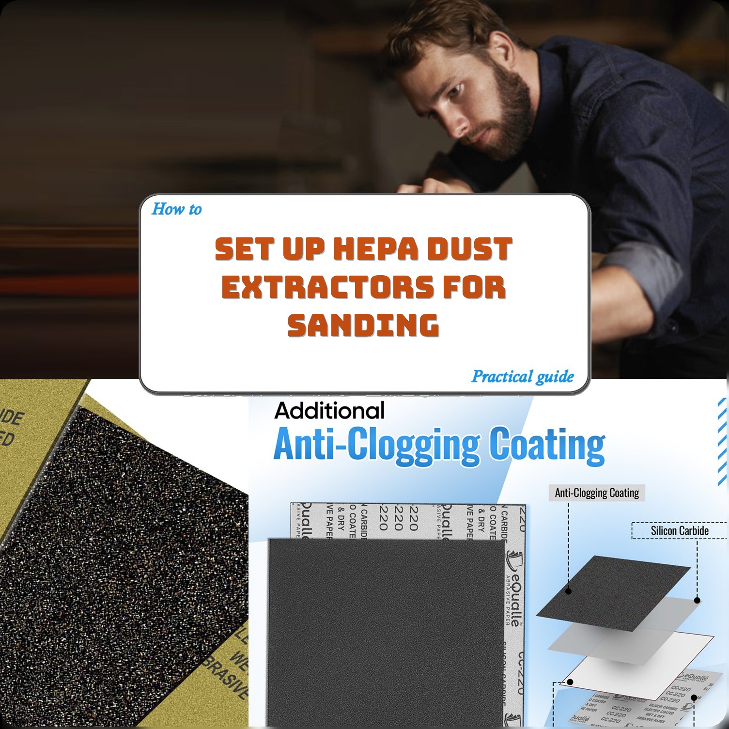 Set Up Hepa Dust Extractors For Sanding
