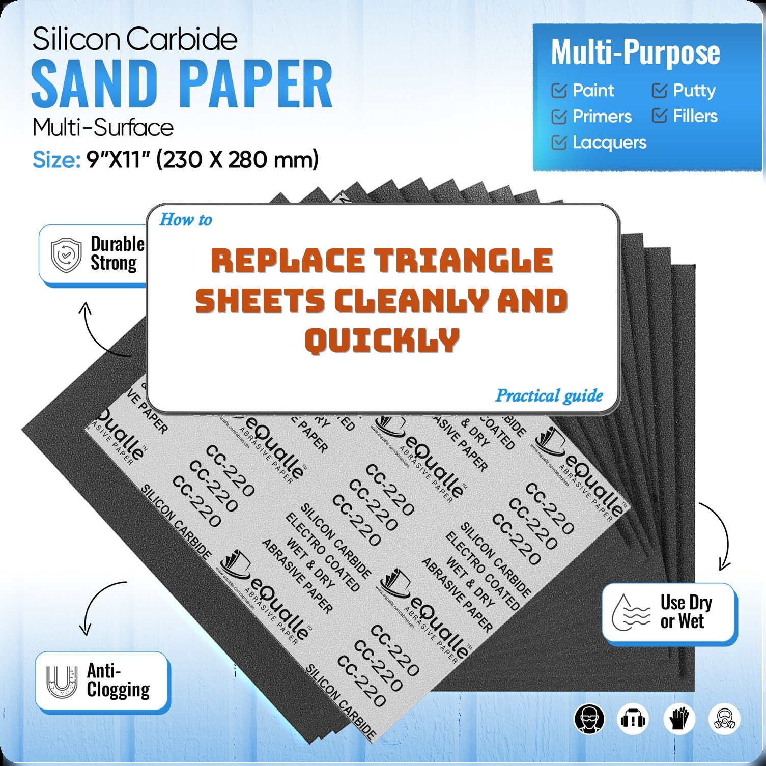 Replace Triangle Sheets Cleanly And Quickly