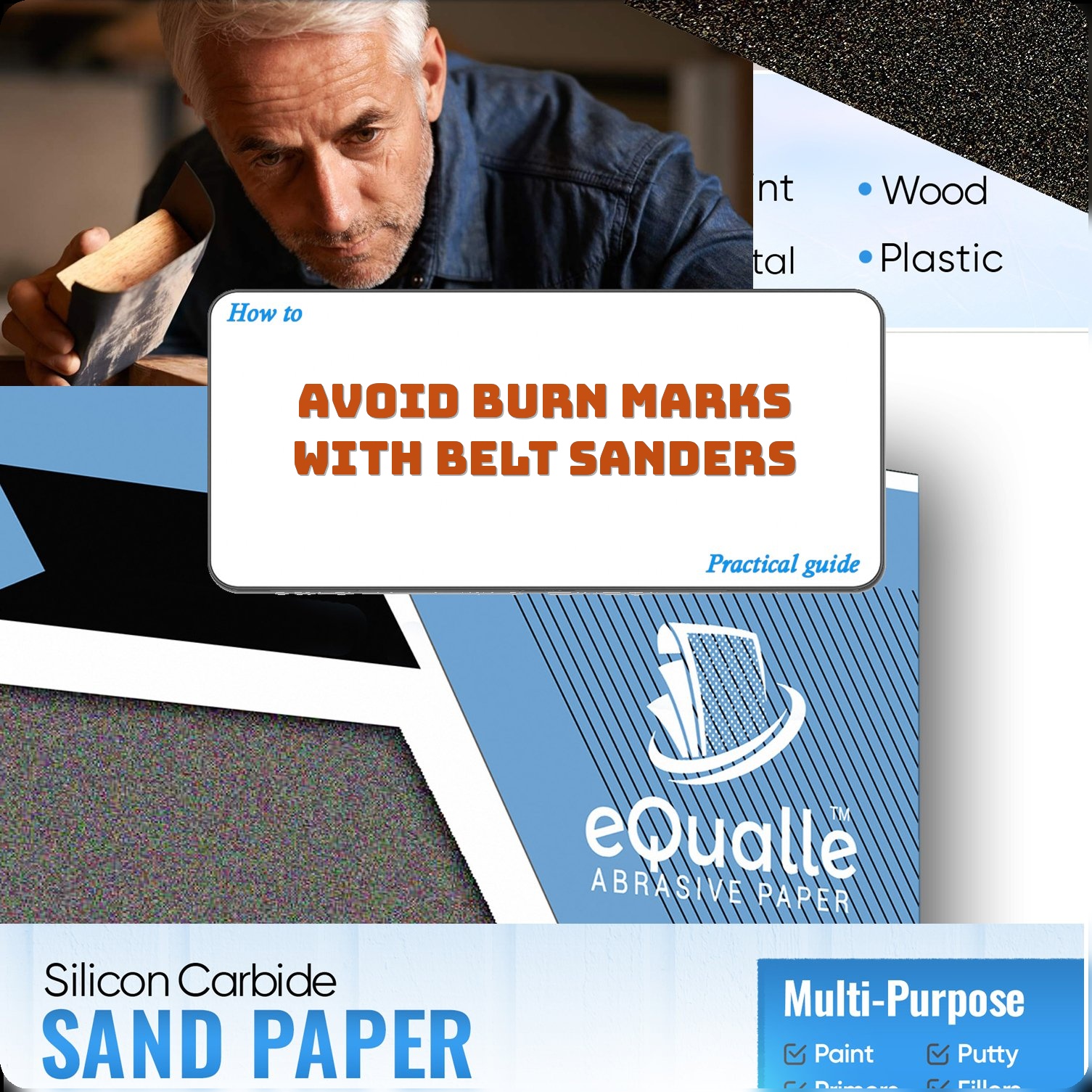 Avoid Burn Marks With Belt Sanders