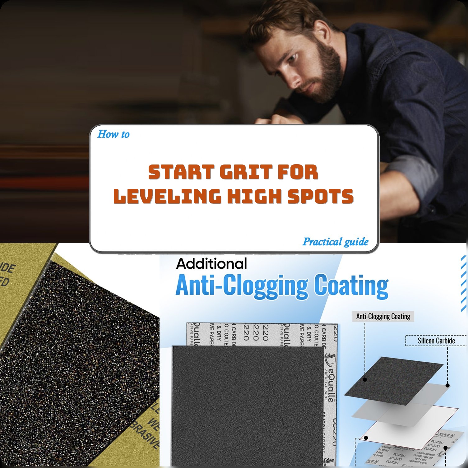 Start Grit For Leveling High Spots