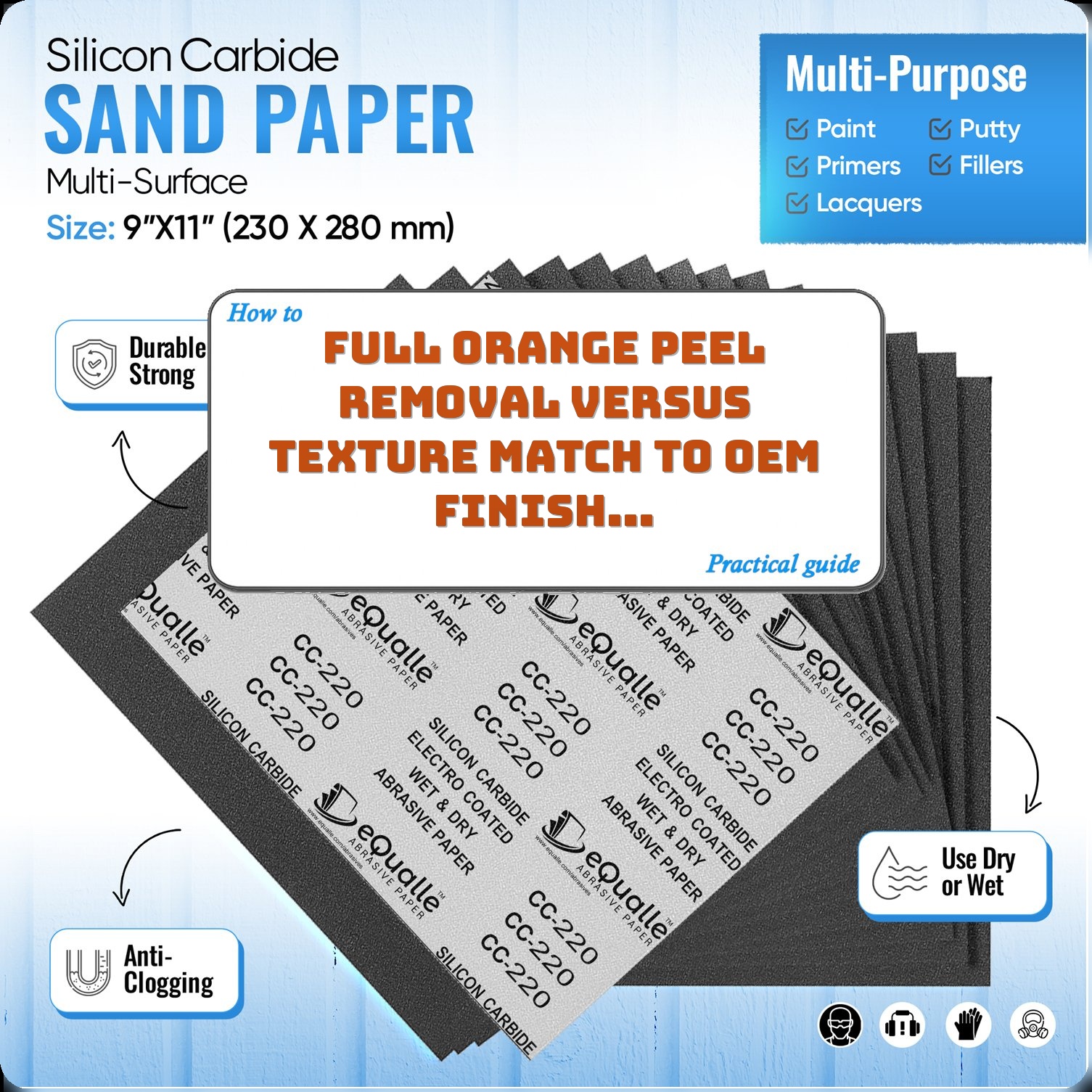 Full Orange Peel Removal Versus Texture Match To Oem Finish