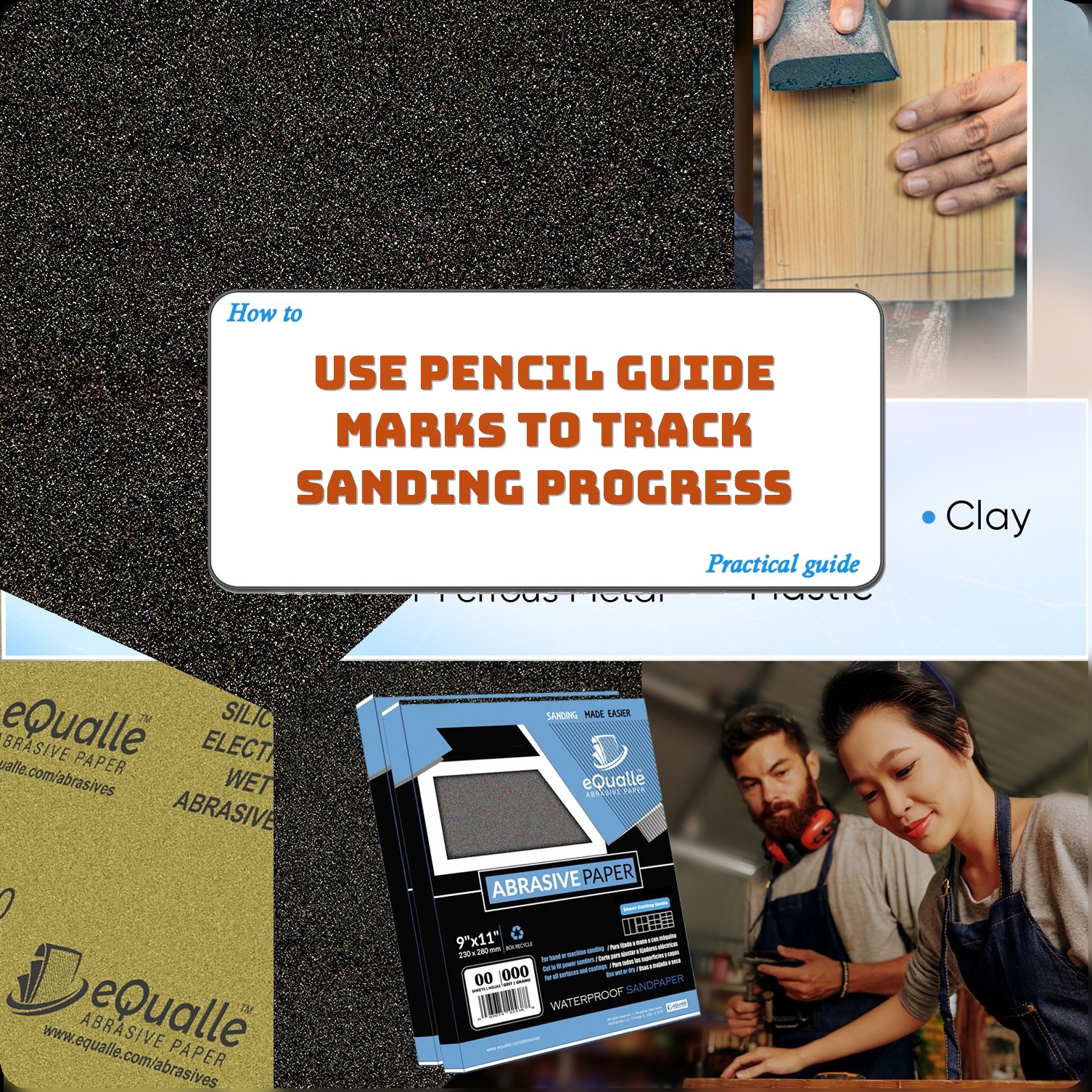 Use Pencil Guide Marks To Track Sanding Progress