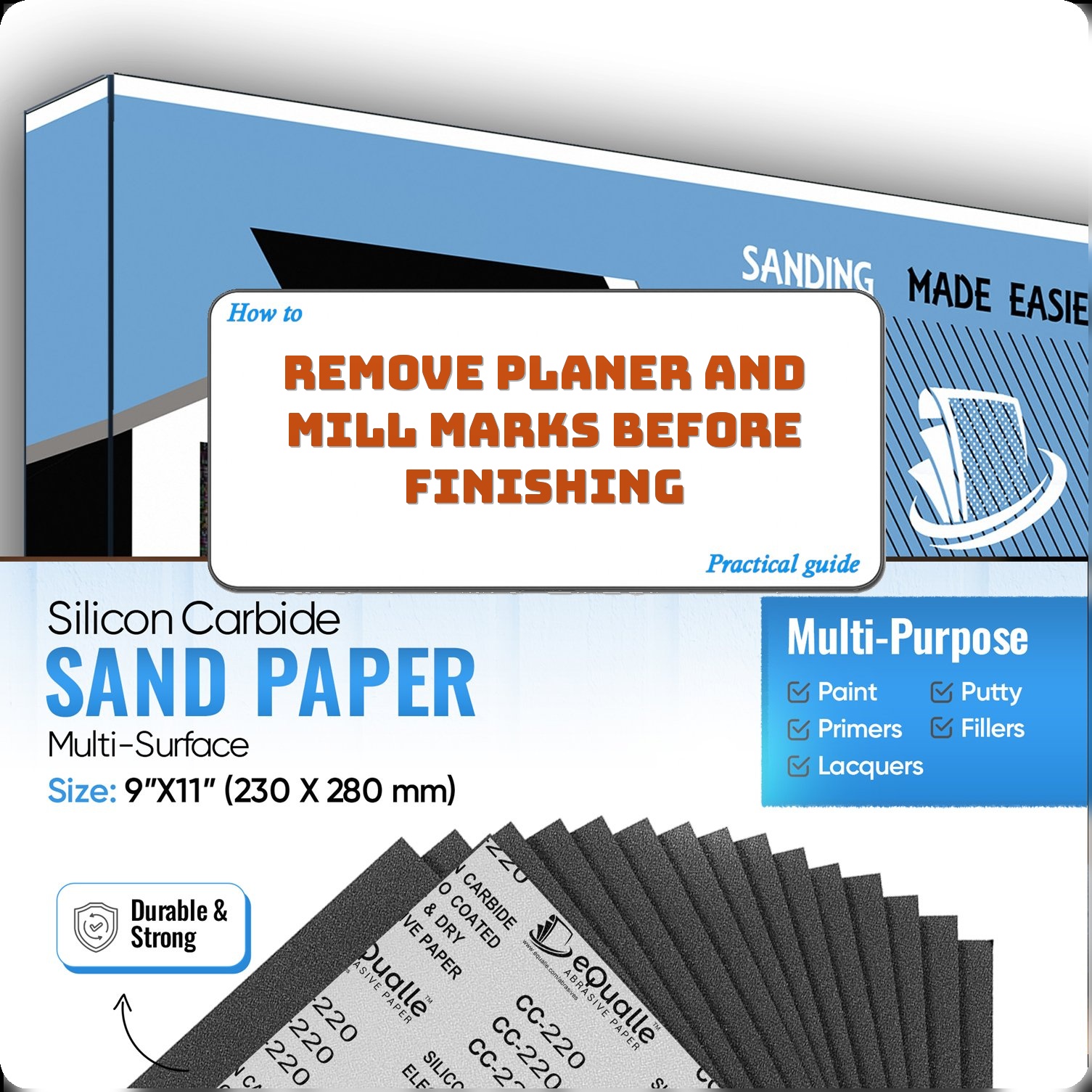 Remove Planer And Mill Marks Before Finishing